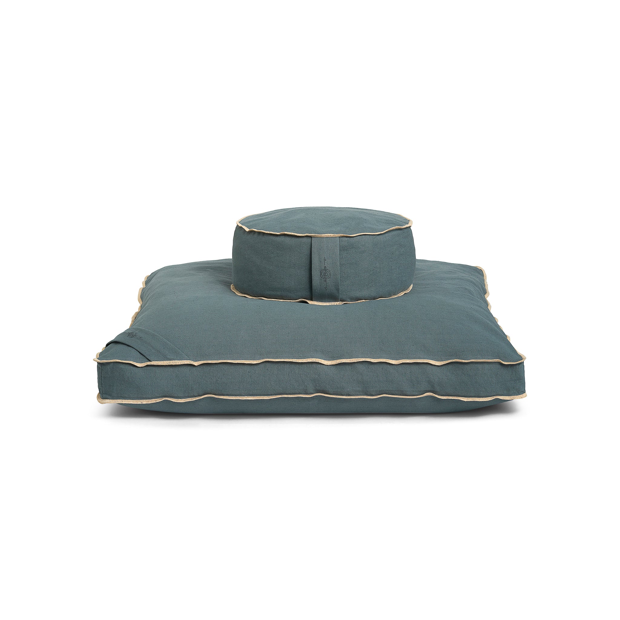 Organic Meditation Cushion Set Zafu+Zabuton | ocean | by renoo