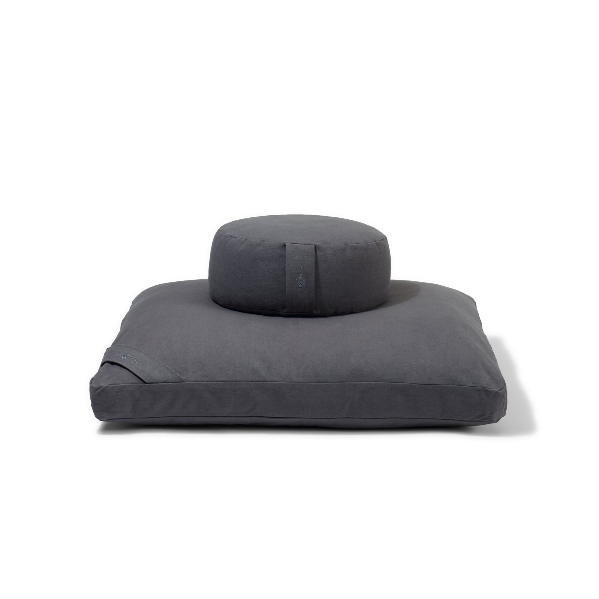 Organic Meditation Cushion Set Zafu+Zabuton | slate | by renoo